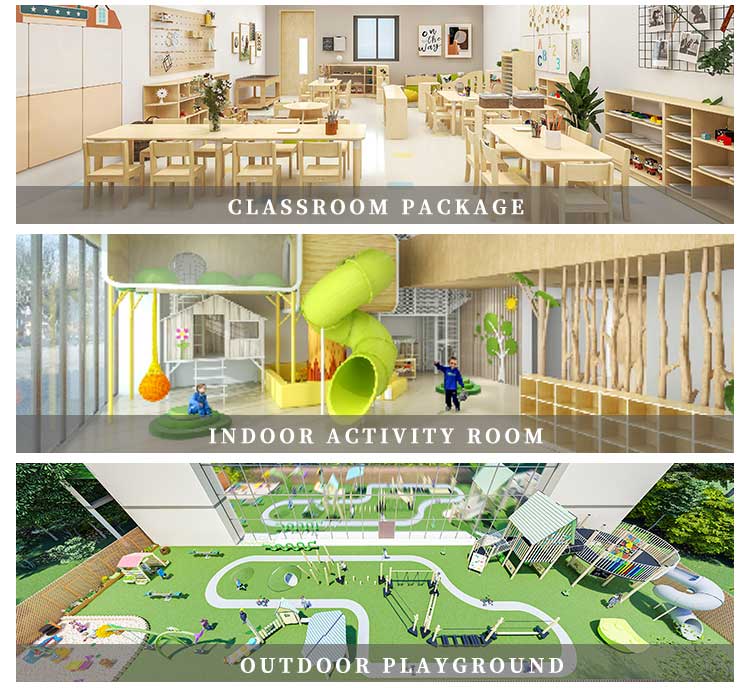 Cowboy Daycare Playground Layout Design Preschool Outdoor Playground ...