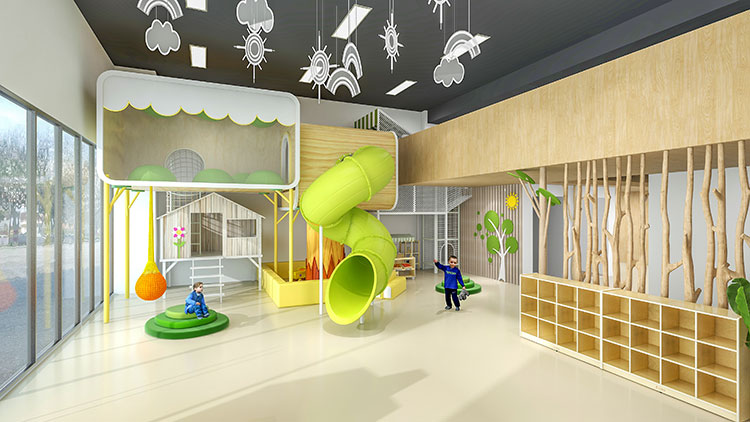 Daycare Indoor Playground Equipment Preschool Soft Play Equipment – Cowboy