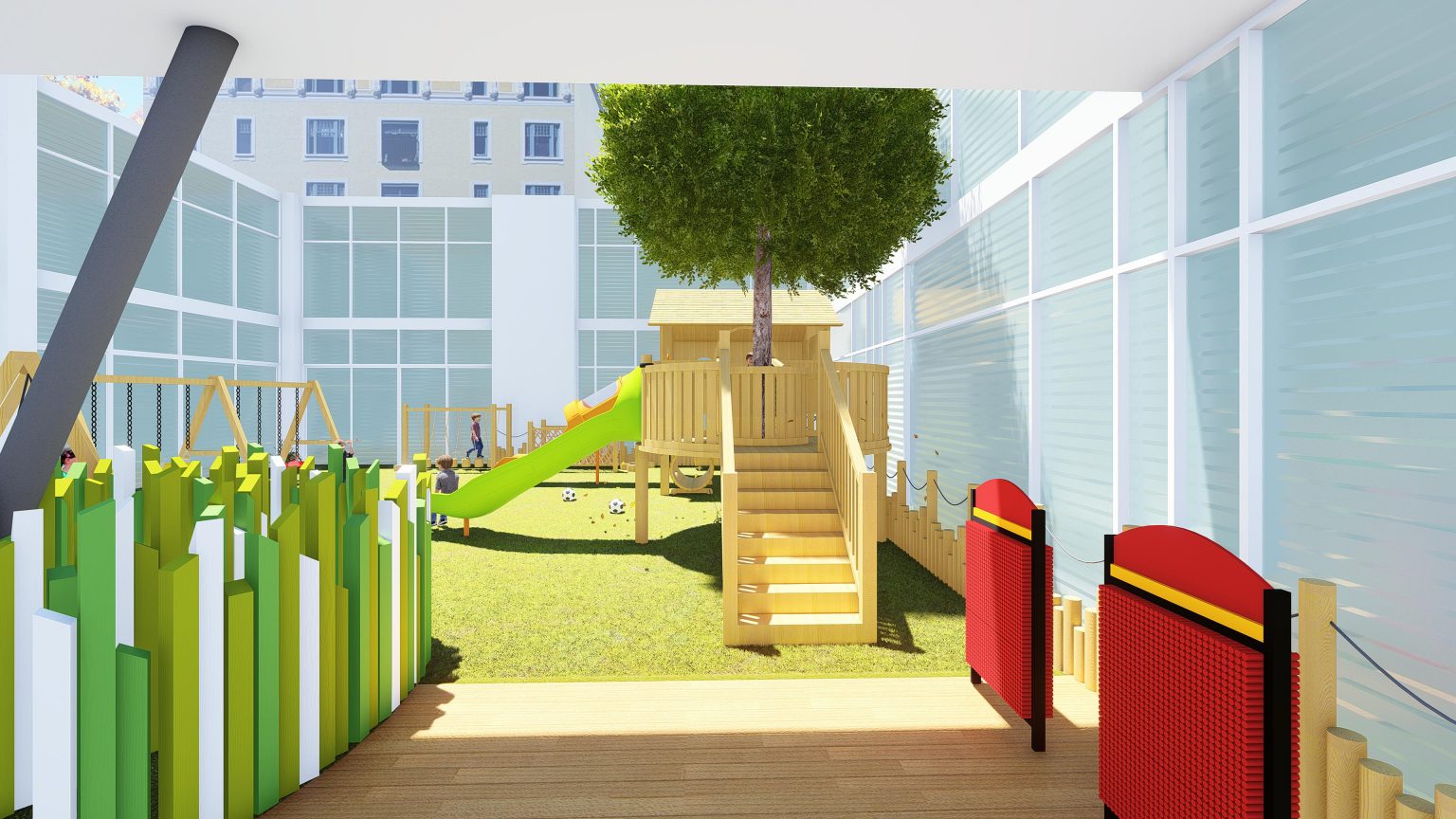 Preschool Outdoor & Indoor Playground Design, Saudi Arabia - Cowboy