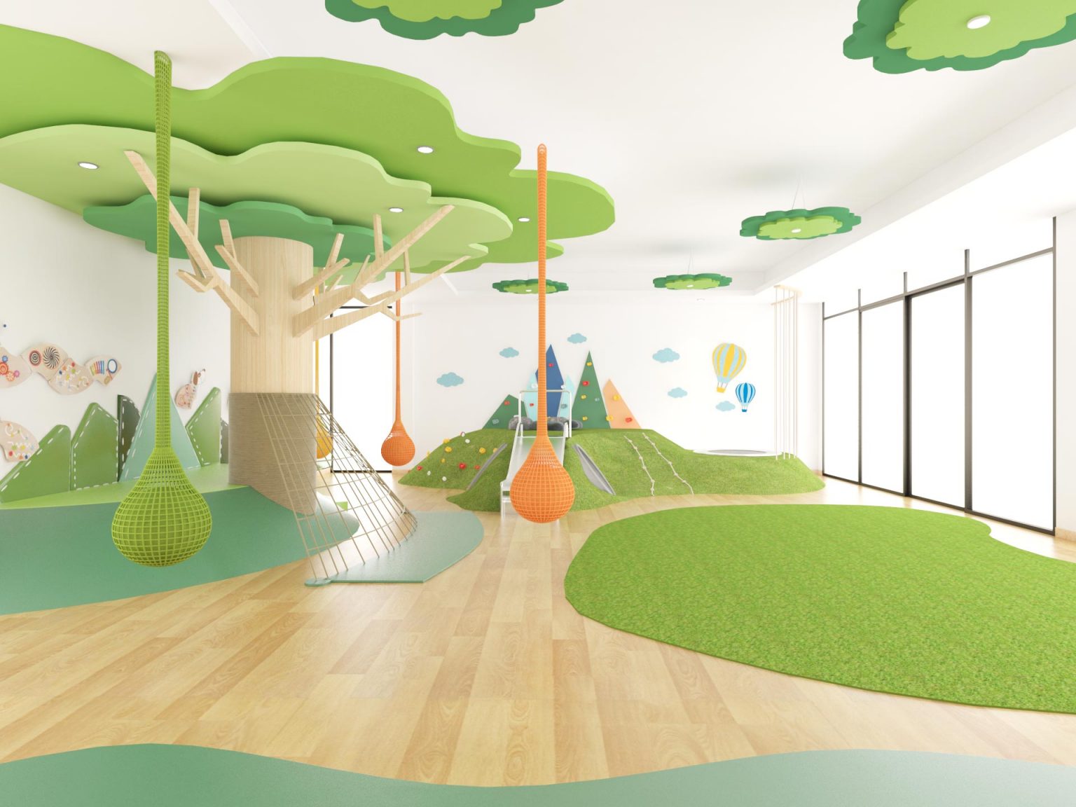 Preschool Outdoor & Indoor Playground Design, Saudi Arabia - Cowboy ...