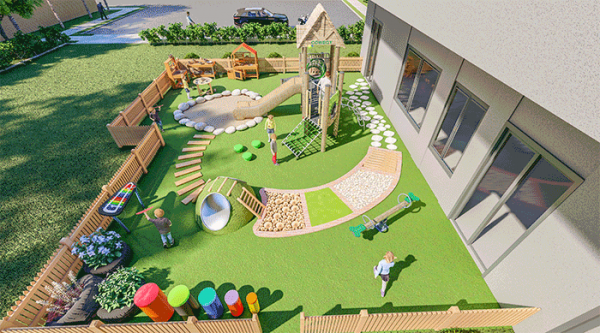 Childcare Center Outdoor Playground Equipment Preschool Outdoor Play ...