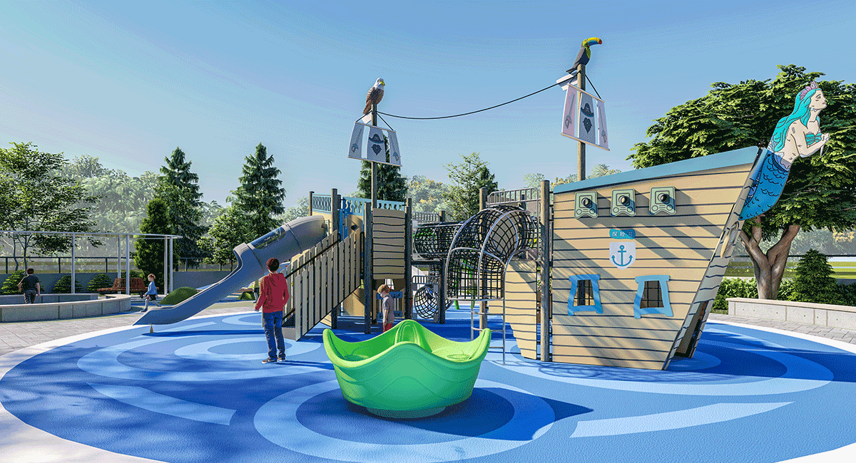 International School Outdoor Playground, Kuwait – Cowboy