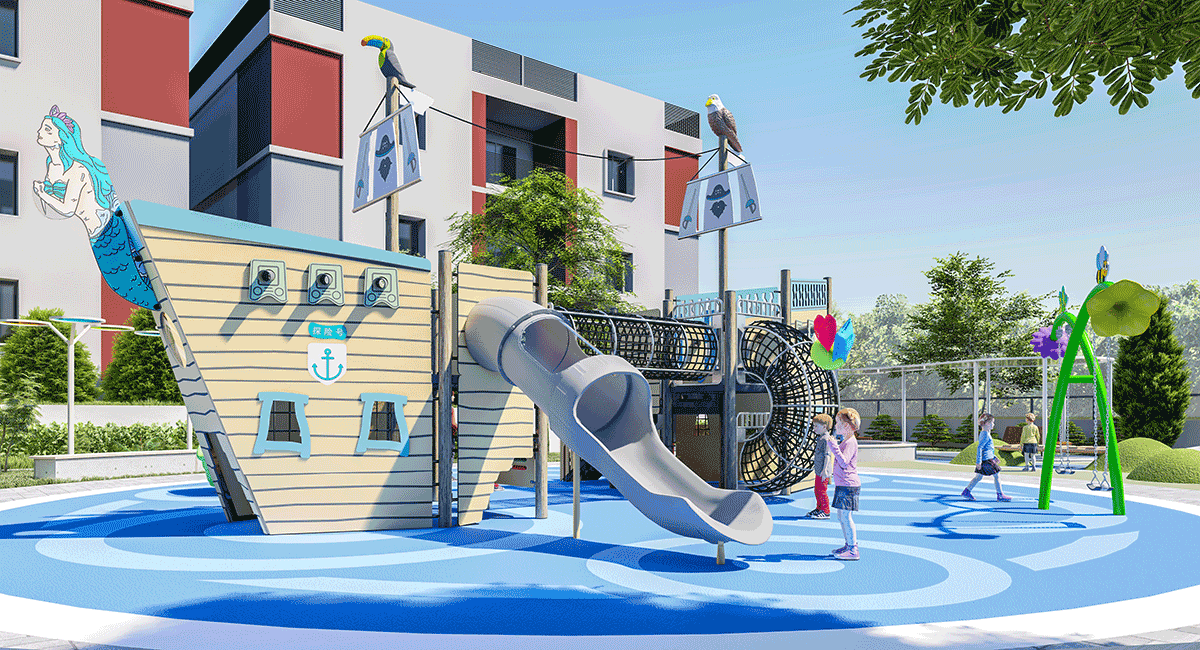 International School Outdoor Playground, Kuwait – Cowboy