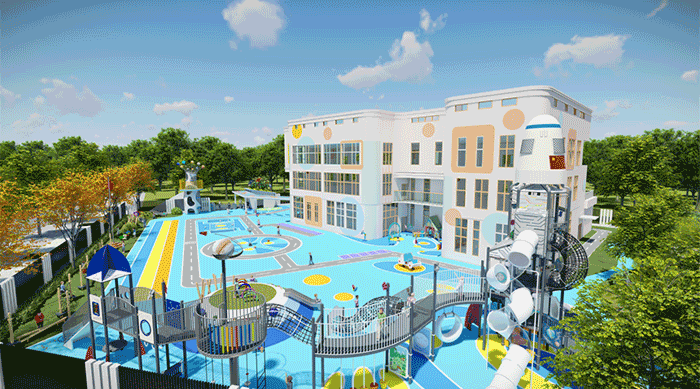 International Preschool Space-themed Customized Outdoor Playground ...