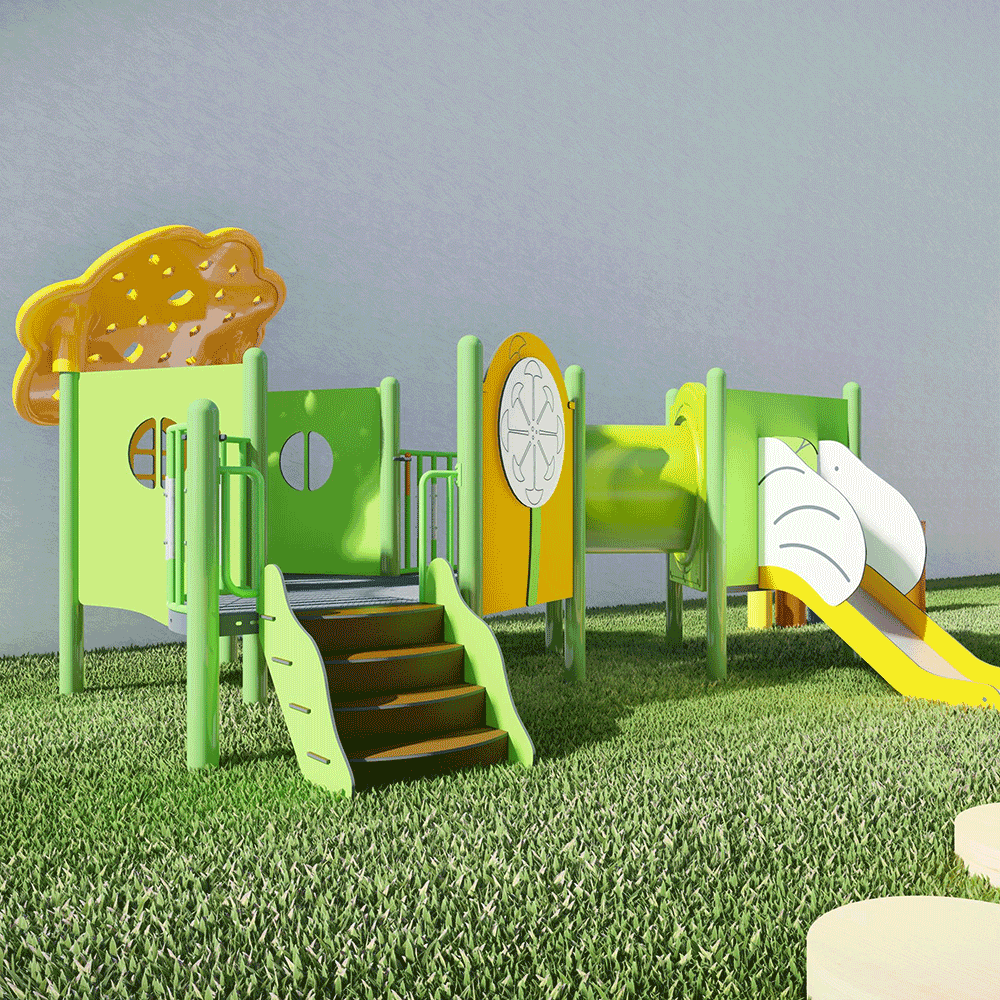 Play School Outdoor Playground Design With Premium Kindergarten Outdoor ...