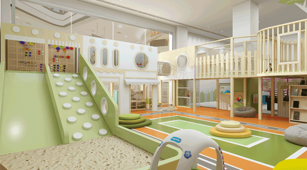 Customized Design Indoor Playground For Childcare Center – Cowboy