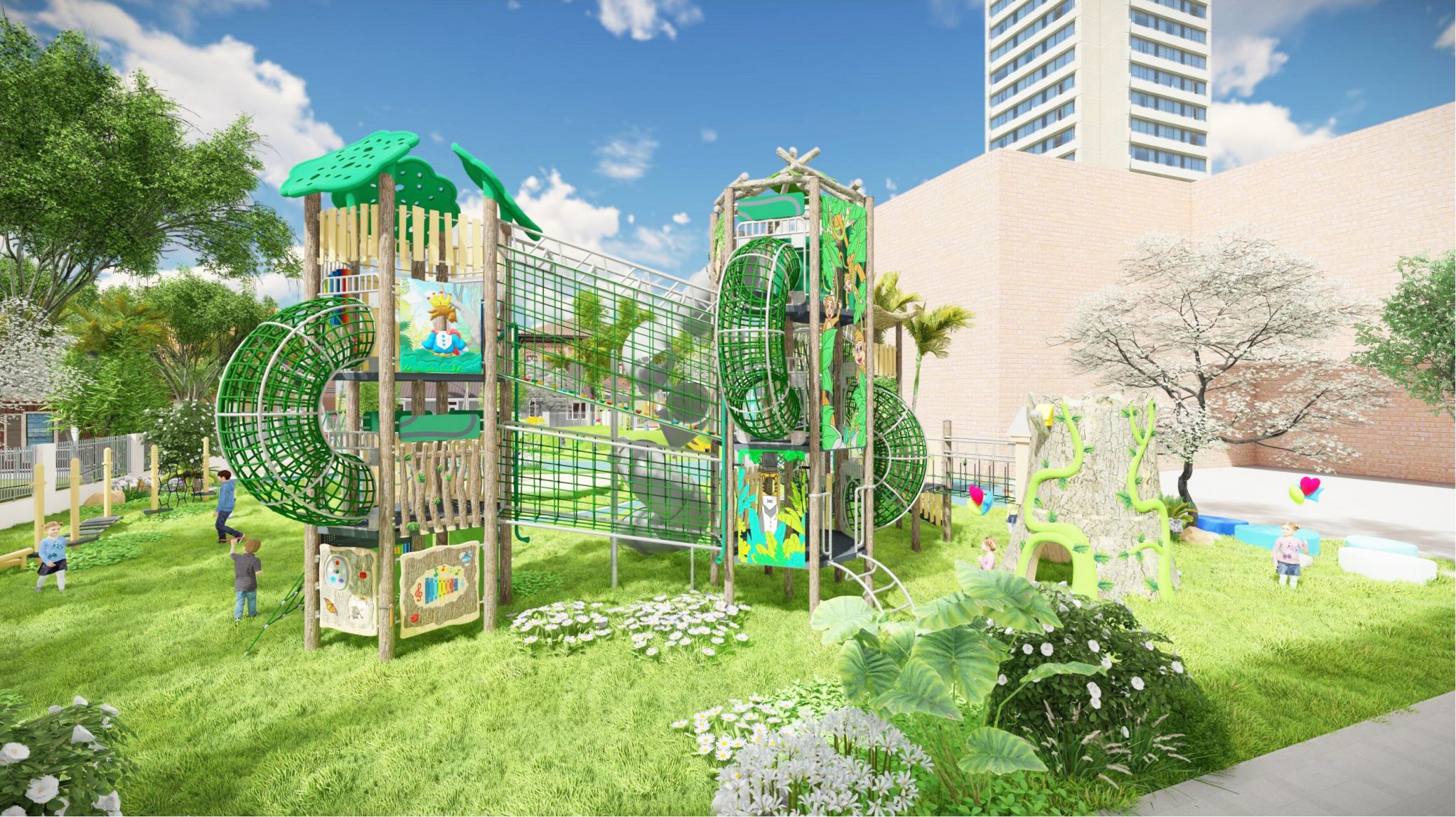 K12 School Outdoor Playground,Thailand – Cowboy