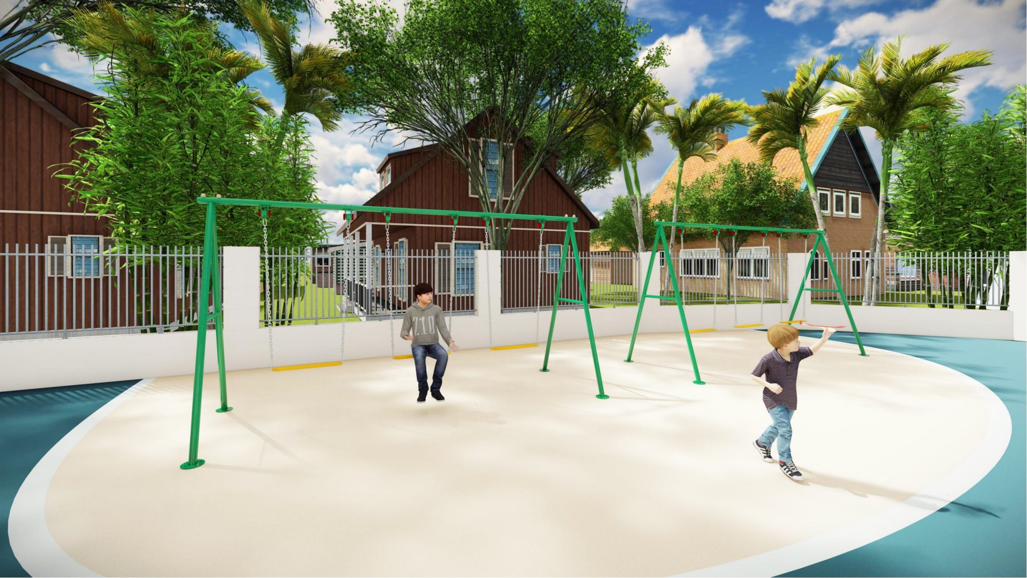 K12 School Outdoor Playground,Thailand – Cowboy