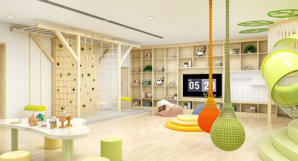 Customize Indoor Playroom Design Daycare Playroom Setup,KSA - Cowboy
