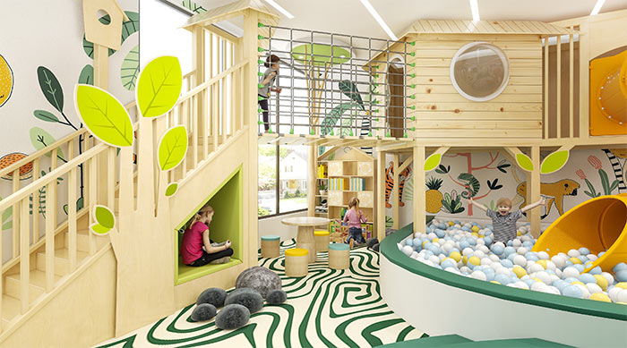 Ultimate Indoor Playground Design for Daycare & Kindergarten - Cowboy