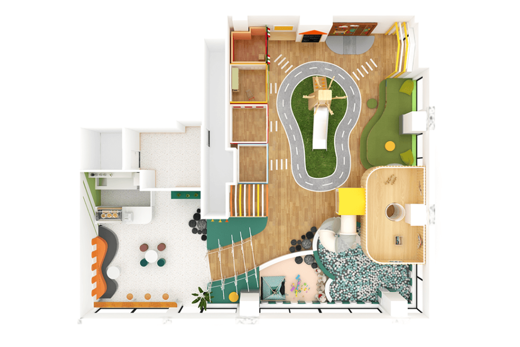 How to Design a Natural Theme Indoor Playground for Your School ...