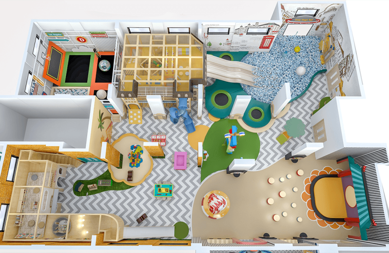 Customized Indoor Playground Design for K12 International Schools ...