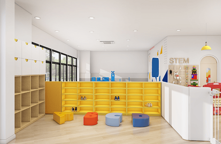 Educational Indoor Play Space: Kids Play Café Design in Seattle, USA ...