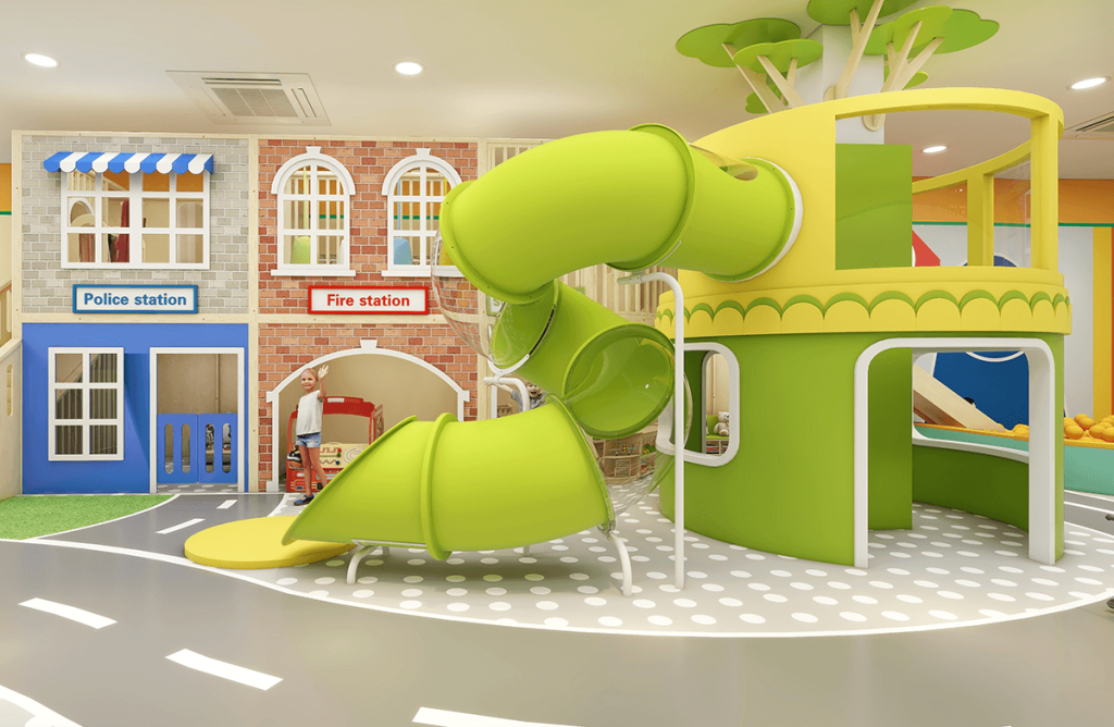 Educational Indoor Play Space Kids Play Cafe in USA
