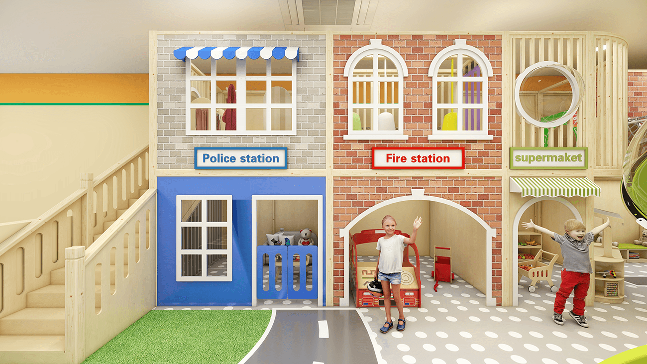 Educational Indoor Play Space Kids Play Cafe in USA