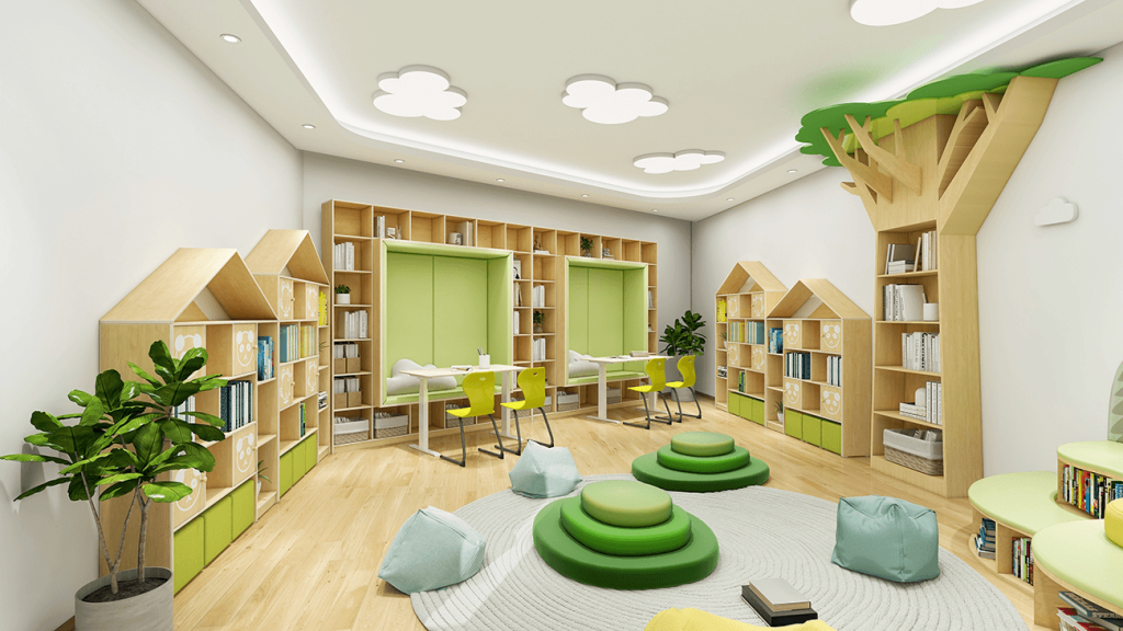 School Library Refurbishment with Innovative Design Ideas,CA,USA ...