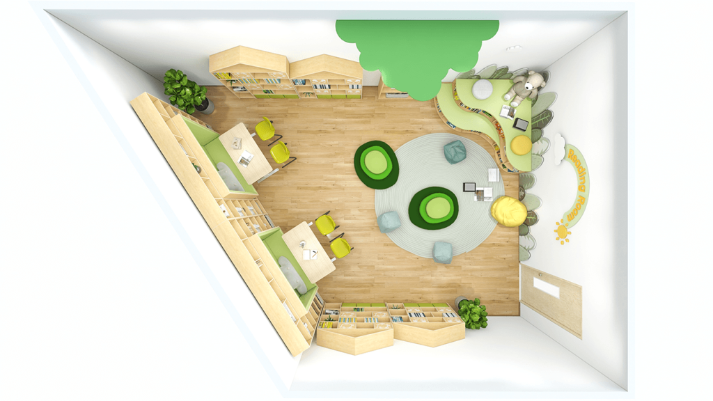 School Library Refurbishment with Innovative Design Ideas,CA,USA – Cowboy