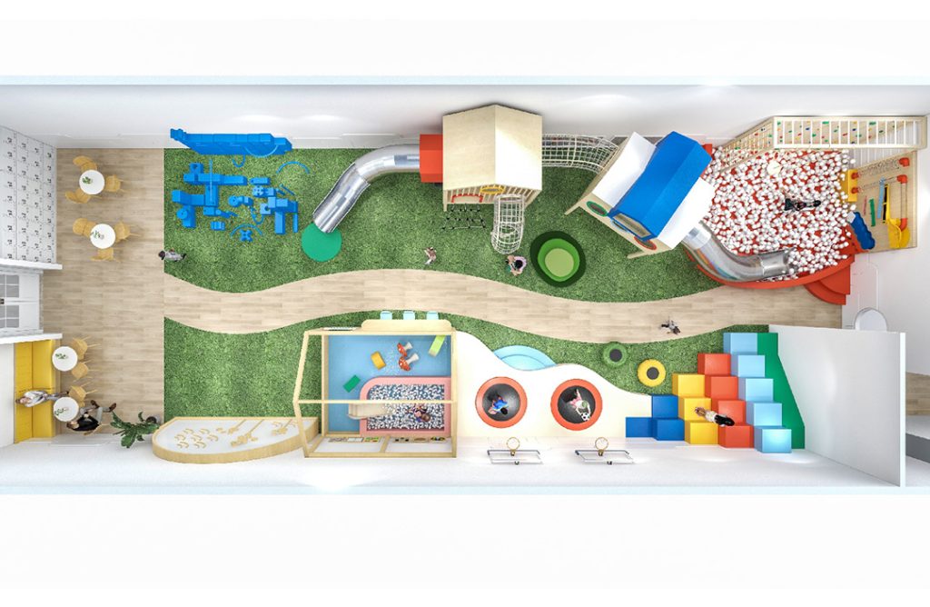 Kids Play Cafe Design Indoor Playground Equipment Supplier - Cowboy ...