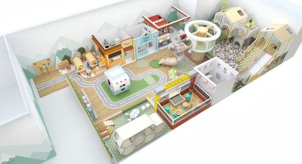 Build a Unique Kids’ Indoor Play Cafe with Professional Design in ...